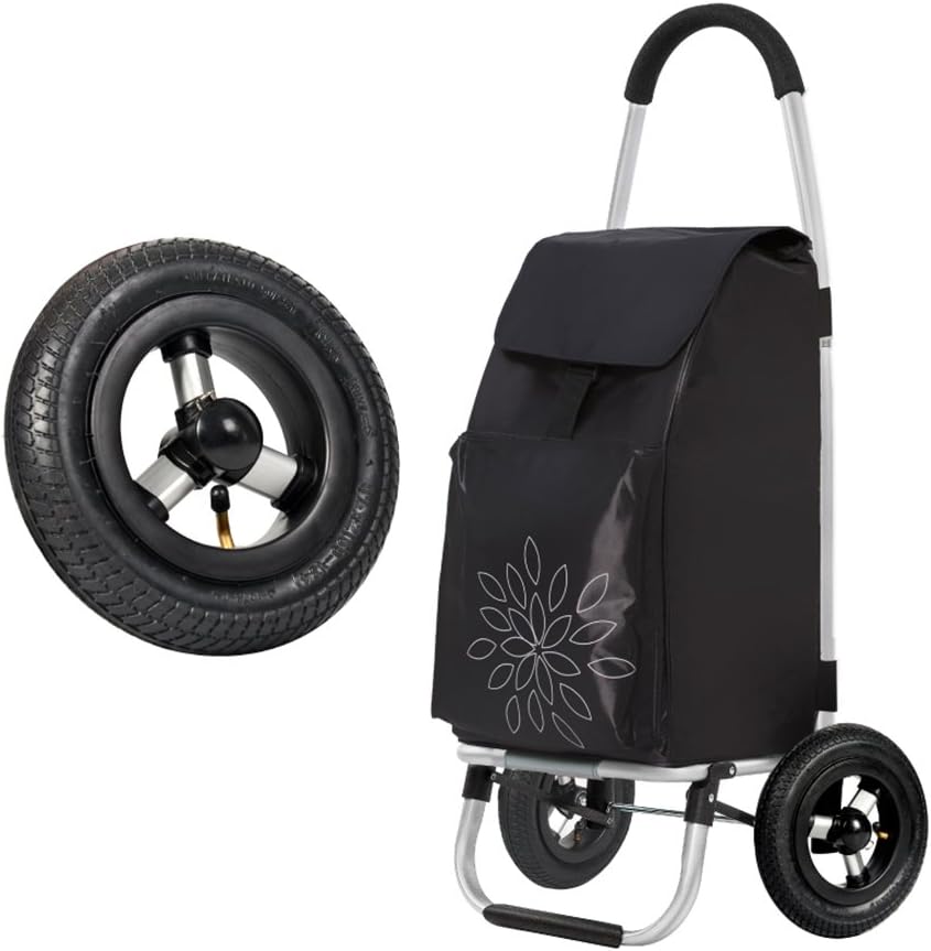 JUN-Trolley per la spesa Carrello Pieghevole Leggero da Viaggio Leggero ...