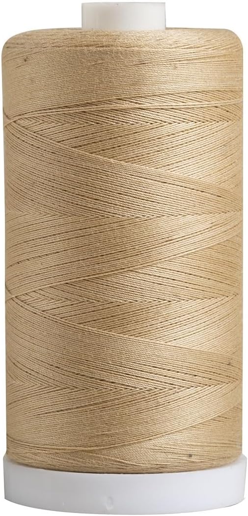 Amazon.com: Connecting Threads Beige 100% Cotton Thread for Sewing ...