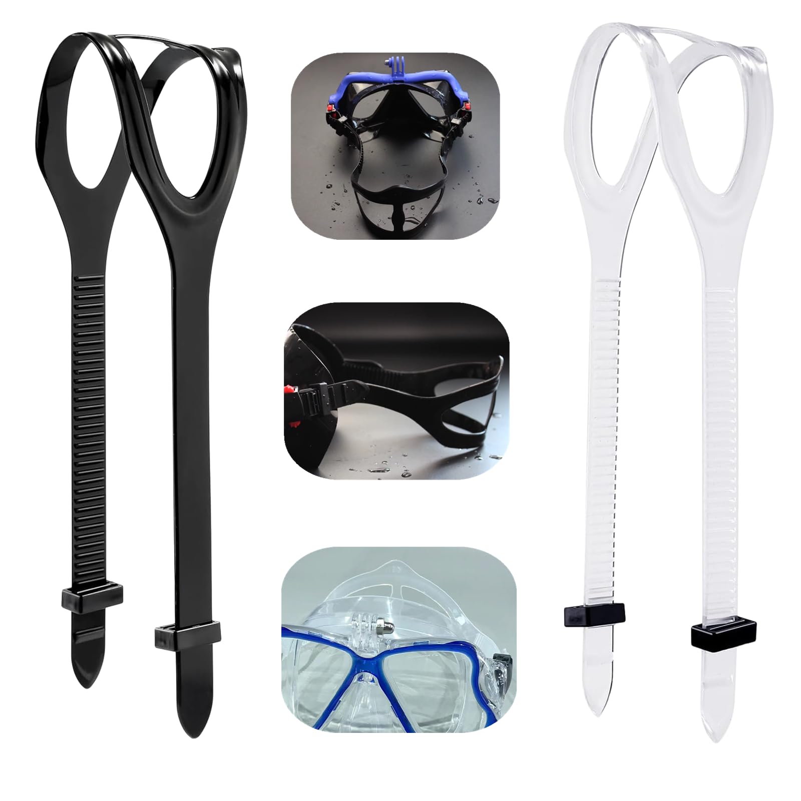 Amazon.com: JLEivvi 2 PCS Scuba Mask Strap Universal Dive Mask Strap ...