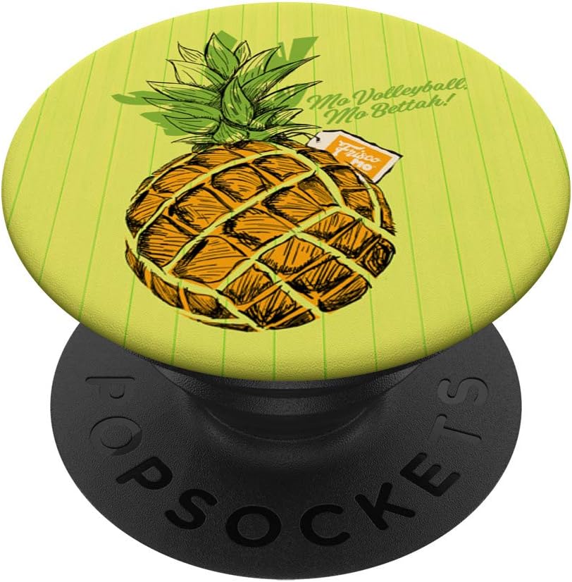 Amazon.com: Welcome Volleyball Pineapple PopSockets PopGrip: Swappable ...