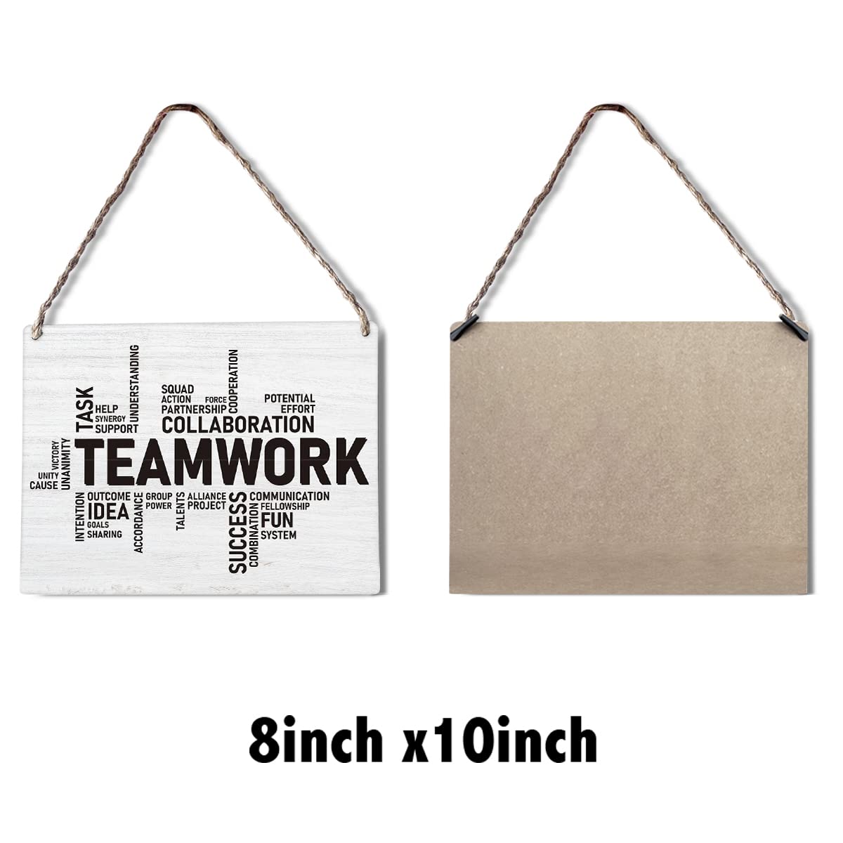 Snapklik.com : Inspirational Teamwork Signs Wall Decor Rustic Teamwork ...