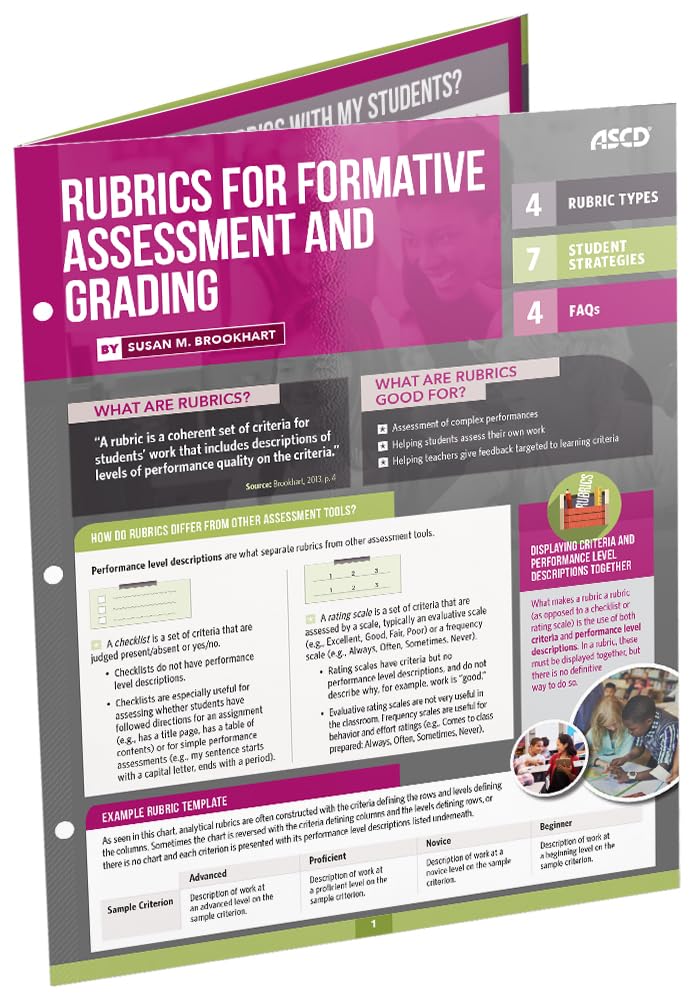 Snapklik.com : Rubrics For Formative Assessment And Grading