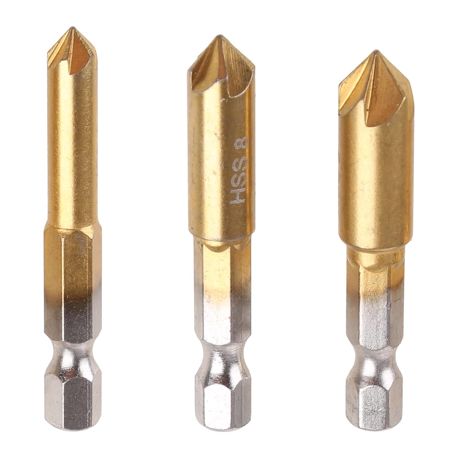 Countersink Drill Bit Set HSS Drill Bit Set Shank HSS Counterbore ...