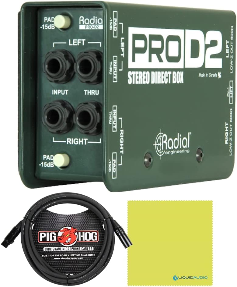 Amazon.com: Radial ProD2 Passive 2 Channel Direct Box : Musical Instruments