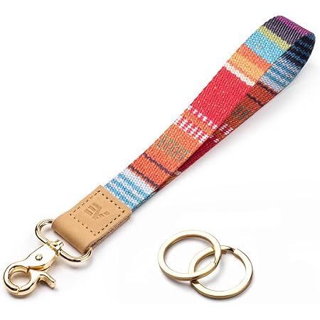 Amazon.com: COOKOOKY Wrist Lanyards Key Chain Holder Premium Quality ...