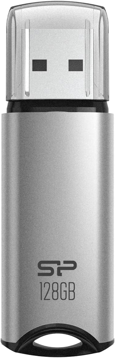 SP Silicon Power Silicon Power 128GB USB 3.0 Flash Drive, Aluminum ...