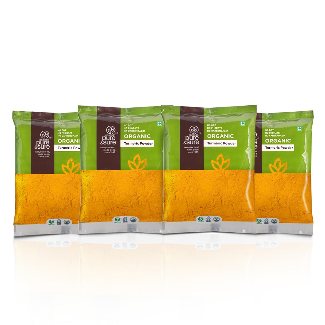 Pure & Sure Organic Turmeric (Haldi) Powder - 400gm | 100% Natural Pure ...