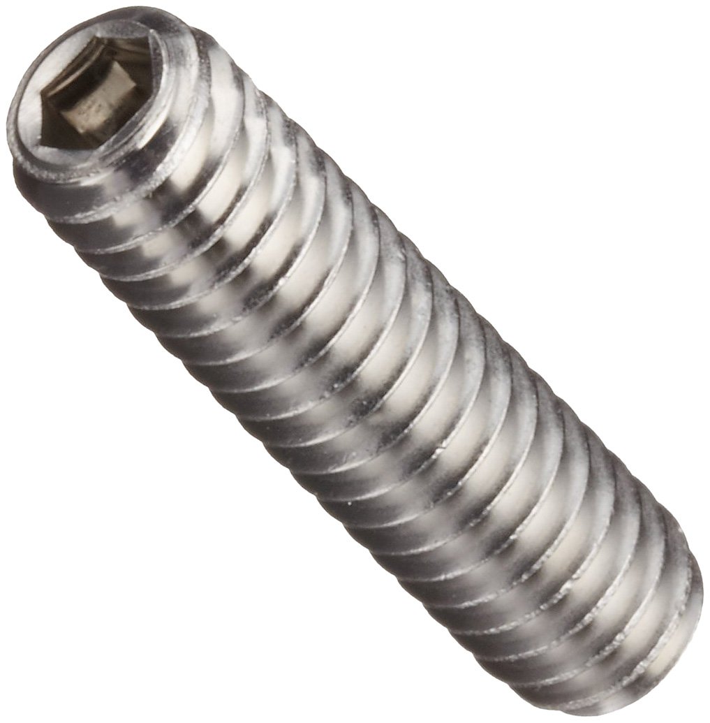 Small Parts 18-8 Stainless Steel Set Screw, Plain Finish, Vented, Hex ...