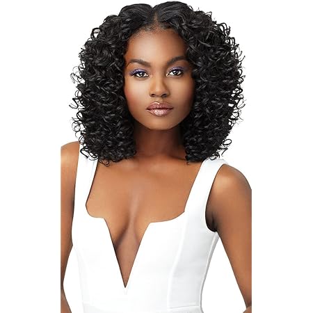 Amazon.com : Outre Human Hair Blend Purple Pack 3PCS JERRY CURL LONG (DR425) : Beauty & Personal ...