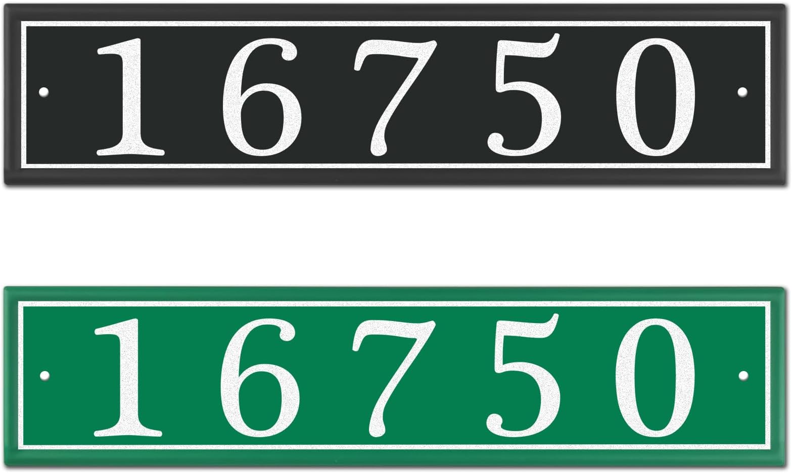 SINYUDUN Personalized Reflective Address Plaque, Custom Aluminum ...