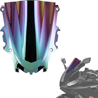 Amazon.com: psler Windshield Windscreen Double Bubble for YZF R3 R25 ...