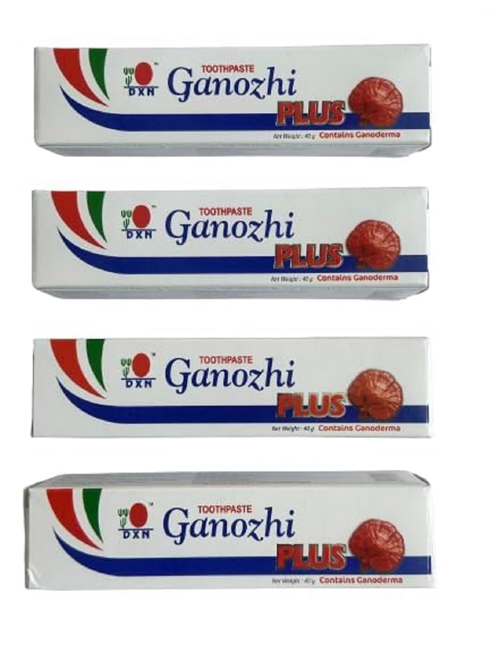 Buy DXN Ganozhi Plus Toothpaste with Ganoderma Extract 40g (Pack of 4 ...