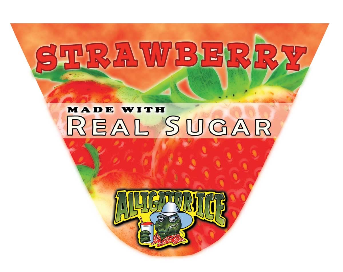 Amazon.com : Alligator Ice Real Sugar Slush Mix (Wild Strawberry ...