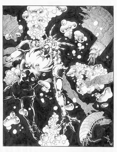 Rosema, Scott; The Fly / Alien - original art: Rosema, Scott: Amazon ...