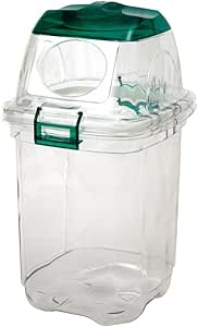 Amazon｜エスコ 45L透明ダストボックスペットボトル用 EA995CA-7｜フタなしゴミ箱 オンライン通販