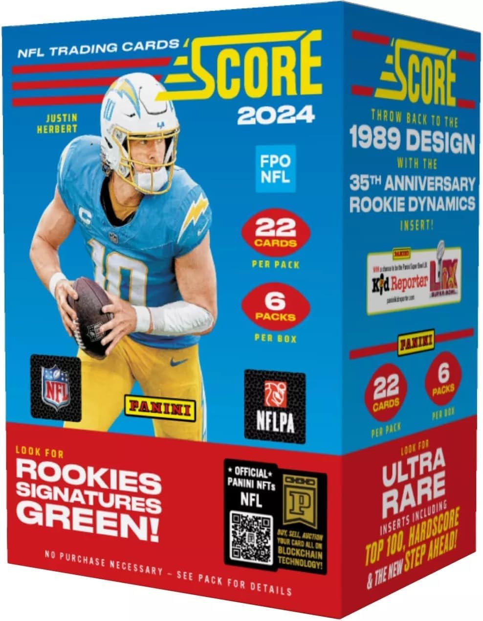 2024 Panini Score Football Trading Cards NFL Blaster Box 6 Packs / 132 ...