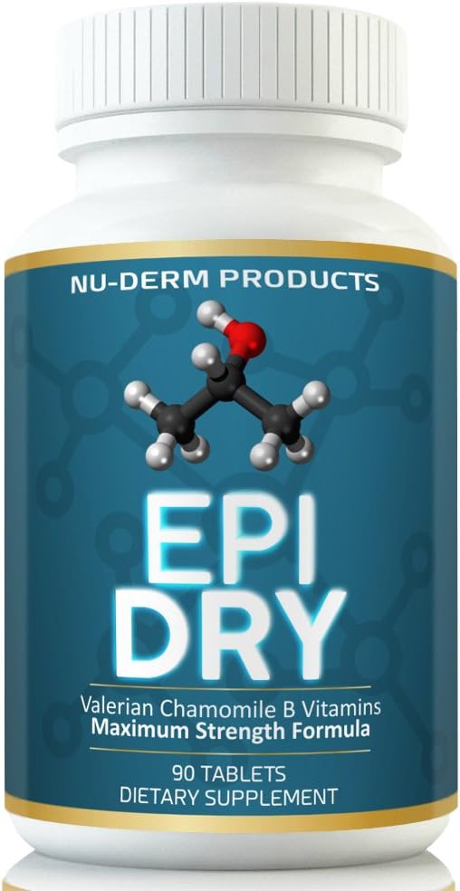 Amazon.com: Nuderm Epi Dry HYPERHIDROSIS Treatment Pills Stop Sweating ...