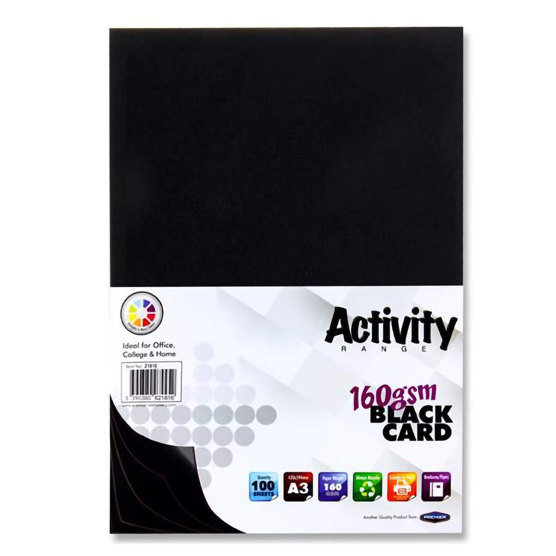 Premier Stationery A3 Card, 160 gsm Coloured Card, For School, Office ...