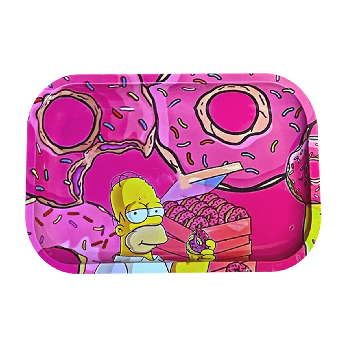 Amazon.com: Cute Rolling Tray Pink Metal Tray, Premium Storage Rolling ...