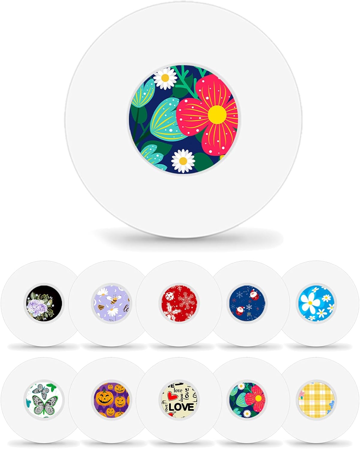 Amazon.com: Freestyle Sensor Stickers Sets & Libre 3 Sensor Covers ...