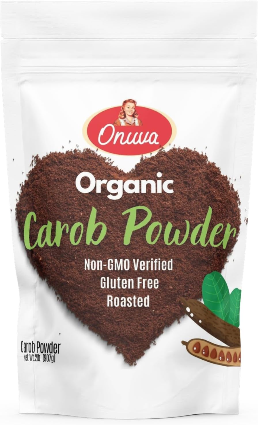 Amazon.com : Organic Carob Powder, Gluten Free, Non GMO, Cocoa Powder ...