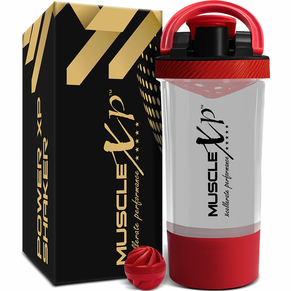 MuscleXP Gym Power XP Shaker 100% Leakproof Guarantee Shaker Blender ...