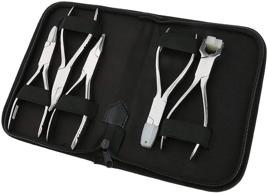 ZUQIEE Eye Glasses Repair Pliers Set, Pack of 5, Eyeglass Frame and ...