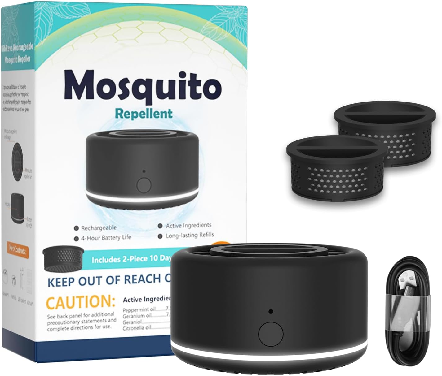 Amazon.com: Max Repel Portable Electric Mosquito Repeller 30ft ...