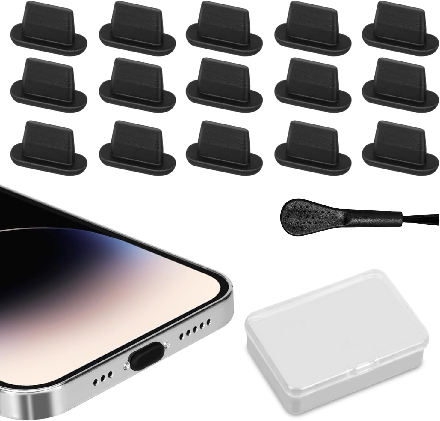 Amazon.com: AFARER for iPhone Dust Plug, Lightning Port Plug and ...