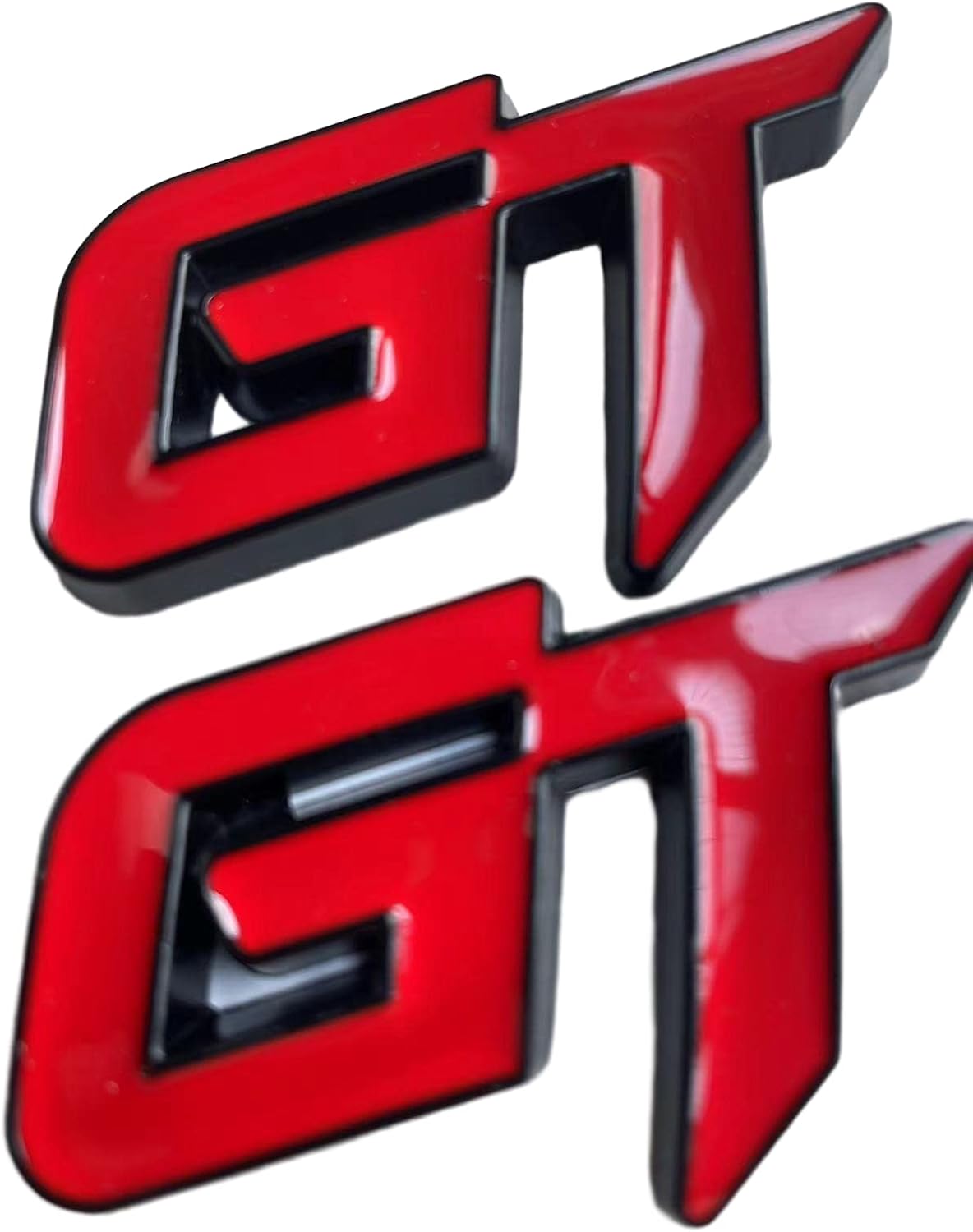 Amazon.com: YUGEYE 2X GT Logo Car Emblem 3D Metal Badge Auto Racing ...