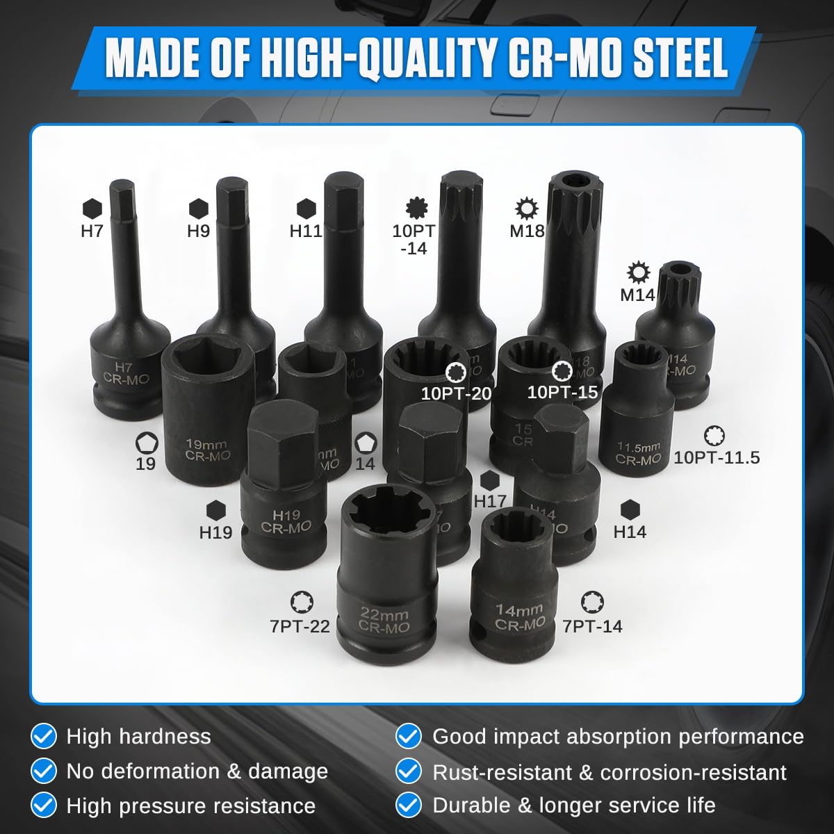 Snapklik.com : Brake Caliper Socket Set