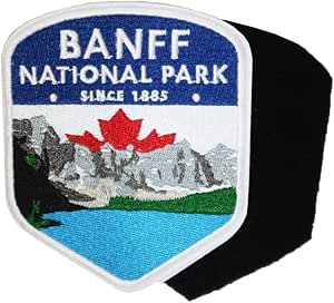 Amazon.com: 4'' Banff National Park Embroidered Hook and Loop Patch ...