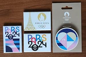 Amazon.co.jp: 2024 Olympic Magnets, Set of 2, Official Merchandise ...