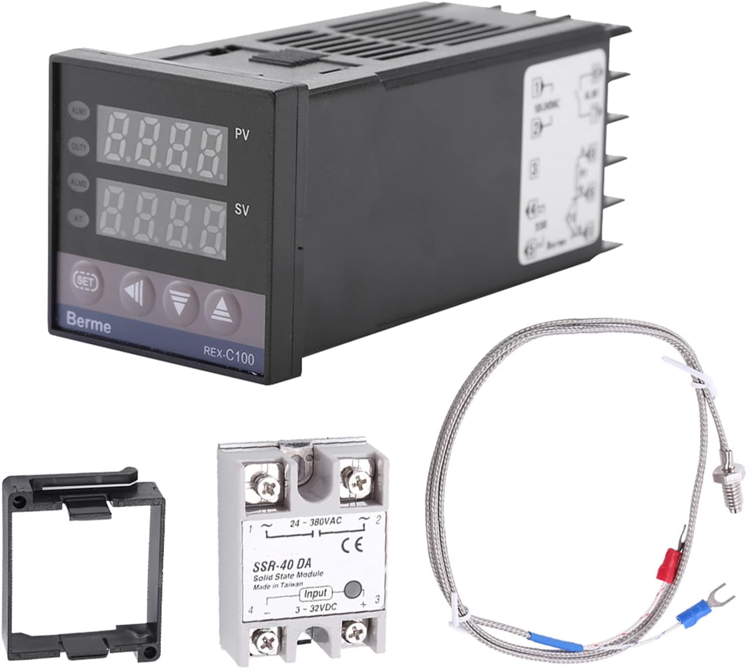 REX-C100 Digital LED PID Temperature Controller Electronic Thermostat ...