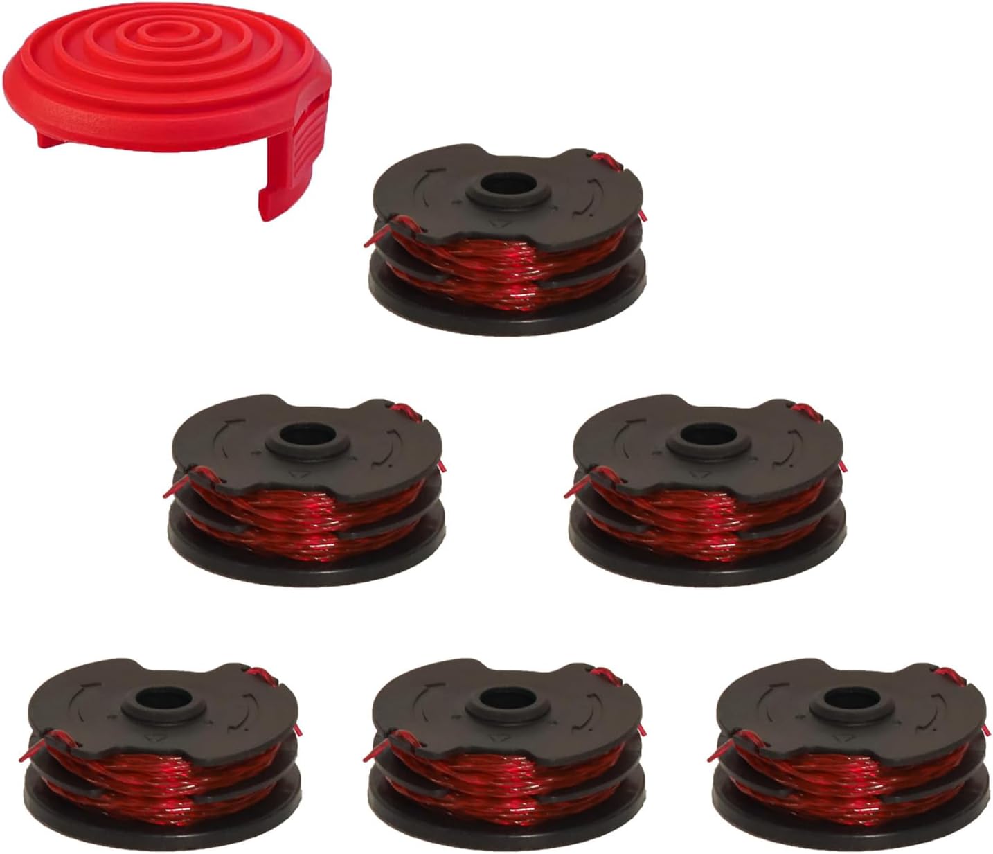 Amazon.com : 0.065'' 27FT Replacement Trimmer Spools for Hyper Tough ...