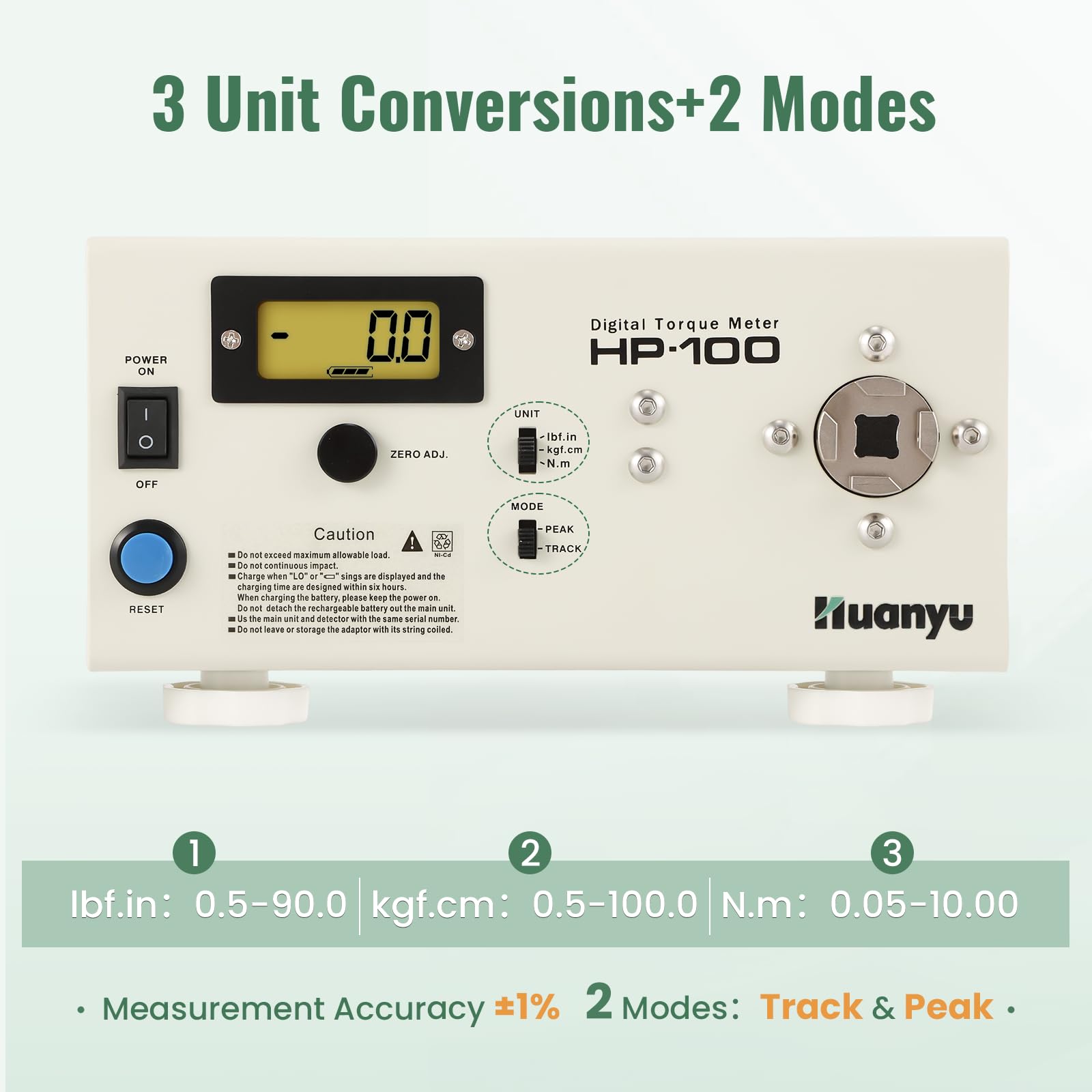 Snapklik.com : Digital Torque Meter HP-100 Torque Gauge Tester Portable ...