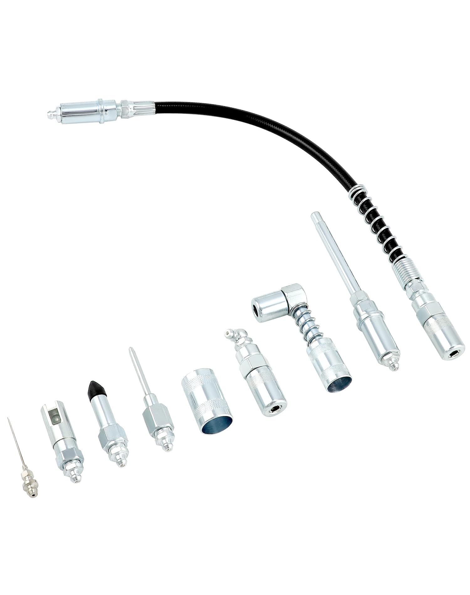 Amazon.com: QWORK 9 - Piece Grease Gun Tip Set, Universal Grease ...