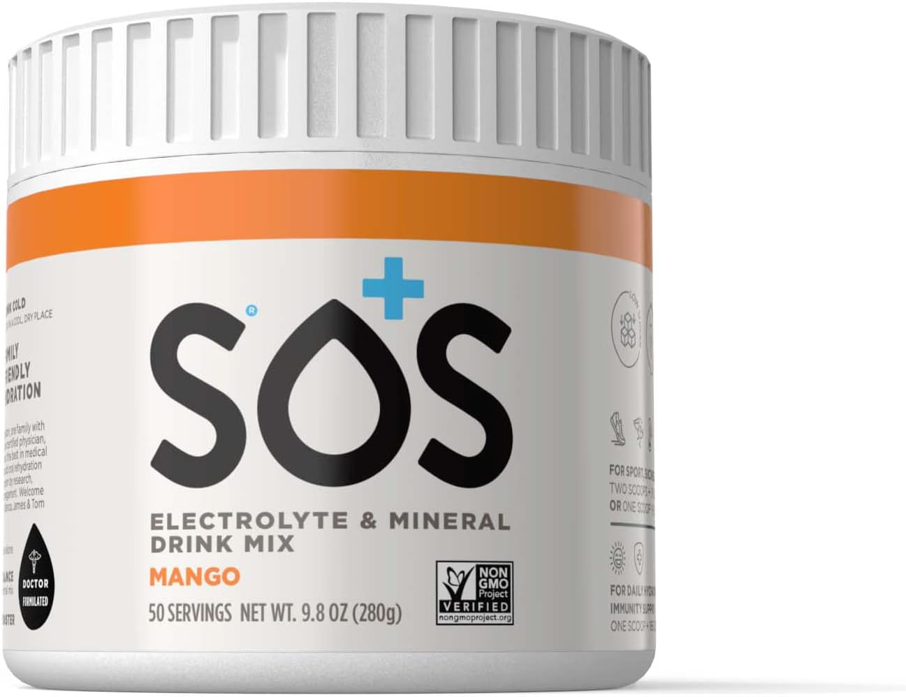 Amazon.com: SOS Hydration Electrolytes Powder - Dehydration Mineral ...