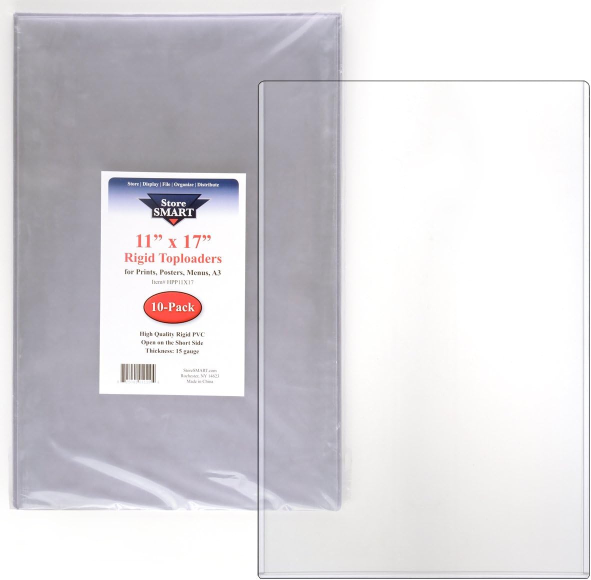 Amazon.com: StoreSMART - Rigid Print Protectors 10-Pack - 11" x 17 ...