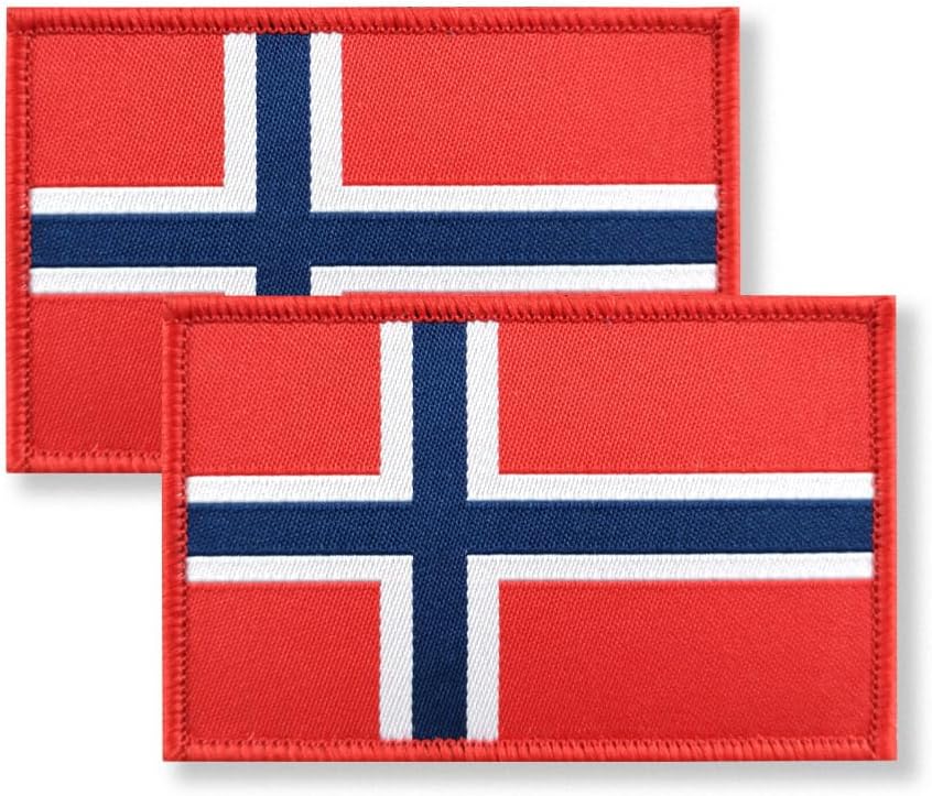 Amazon.com: Overdecor Norway Norwegian Flag Patch Tactical Military ...