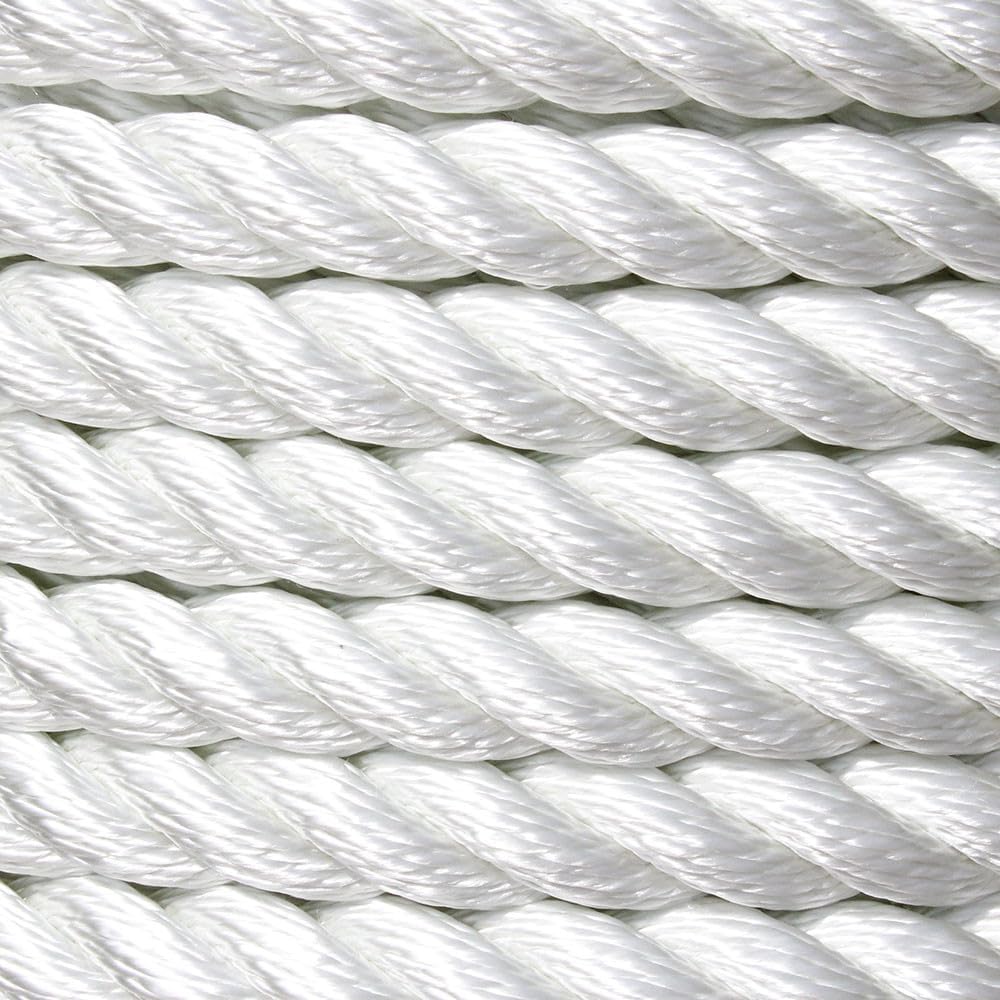 Amazon.com: Hercules Bulk Ropes Twisted Nylon Rope (1/4"", 50, Foot ...