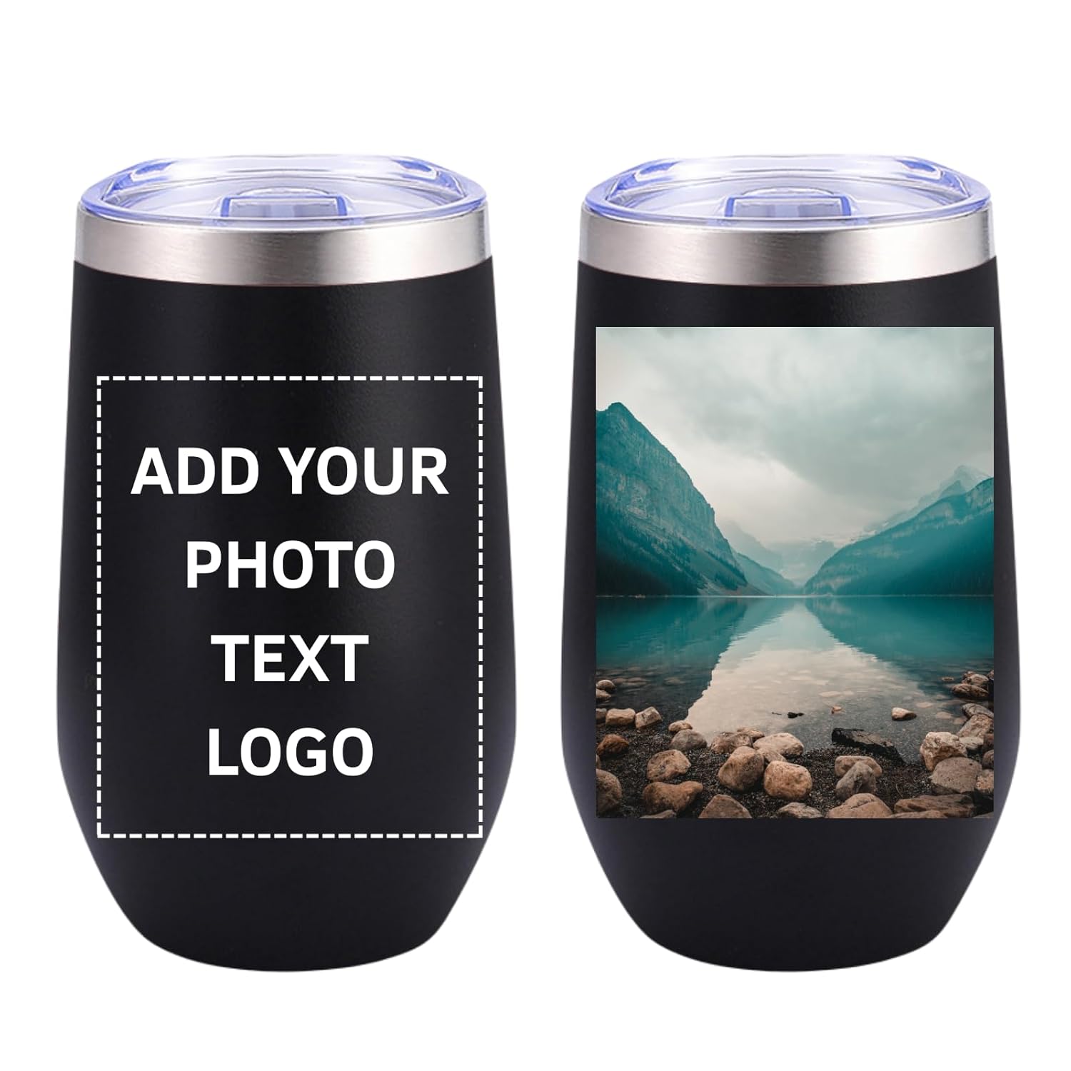 Amazon.com: Personalized Custom Cups, 16oz Coffee Cup with Lid & Straw ...