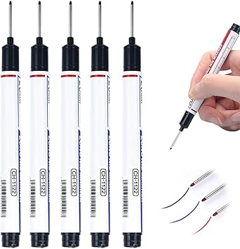 Amazon.com: hoehew Upgrade Long Head Deep Hole Marker Pens, 20mm Quick ...