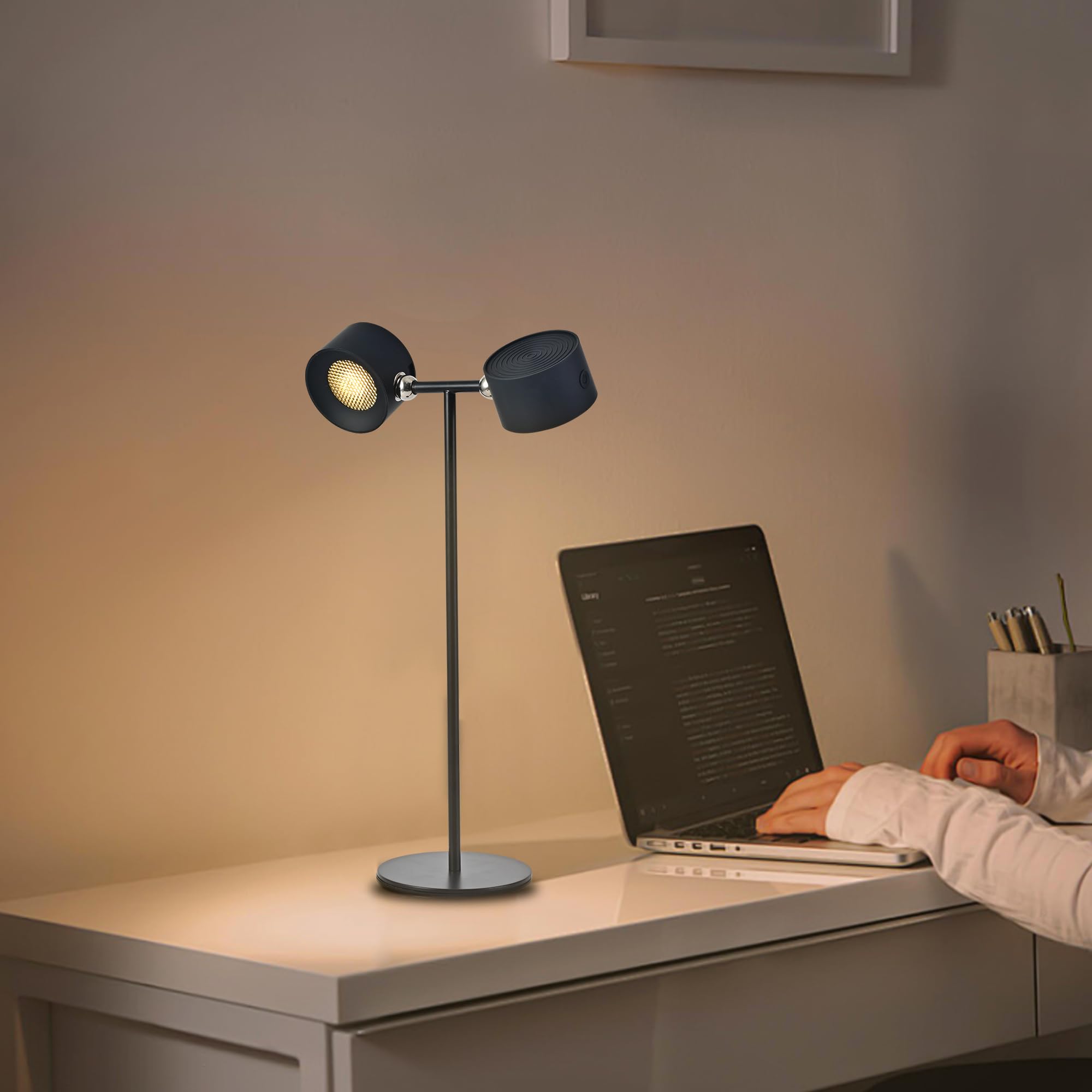 Homebits Cordless Table Lamps Rechargeable,2 Pack 2000mAh Battery ...