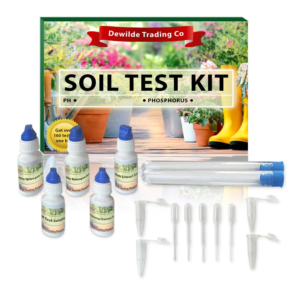 Snapklik.com : Soil Test Kit -140 Test- 2025 Updated- Testing PH ...