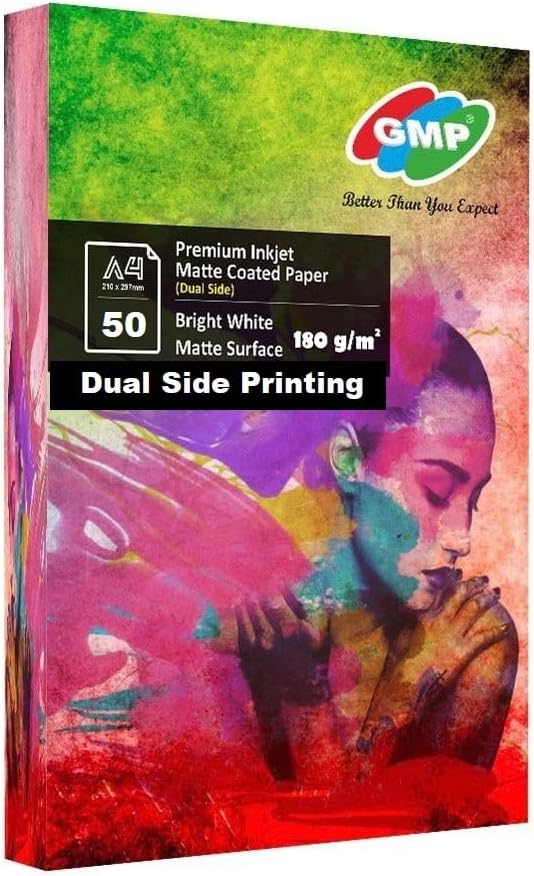 VMS Imperial 260 GSM A4 Matte Photo Paper – Waterproof, Pack of 20 ...