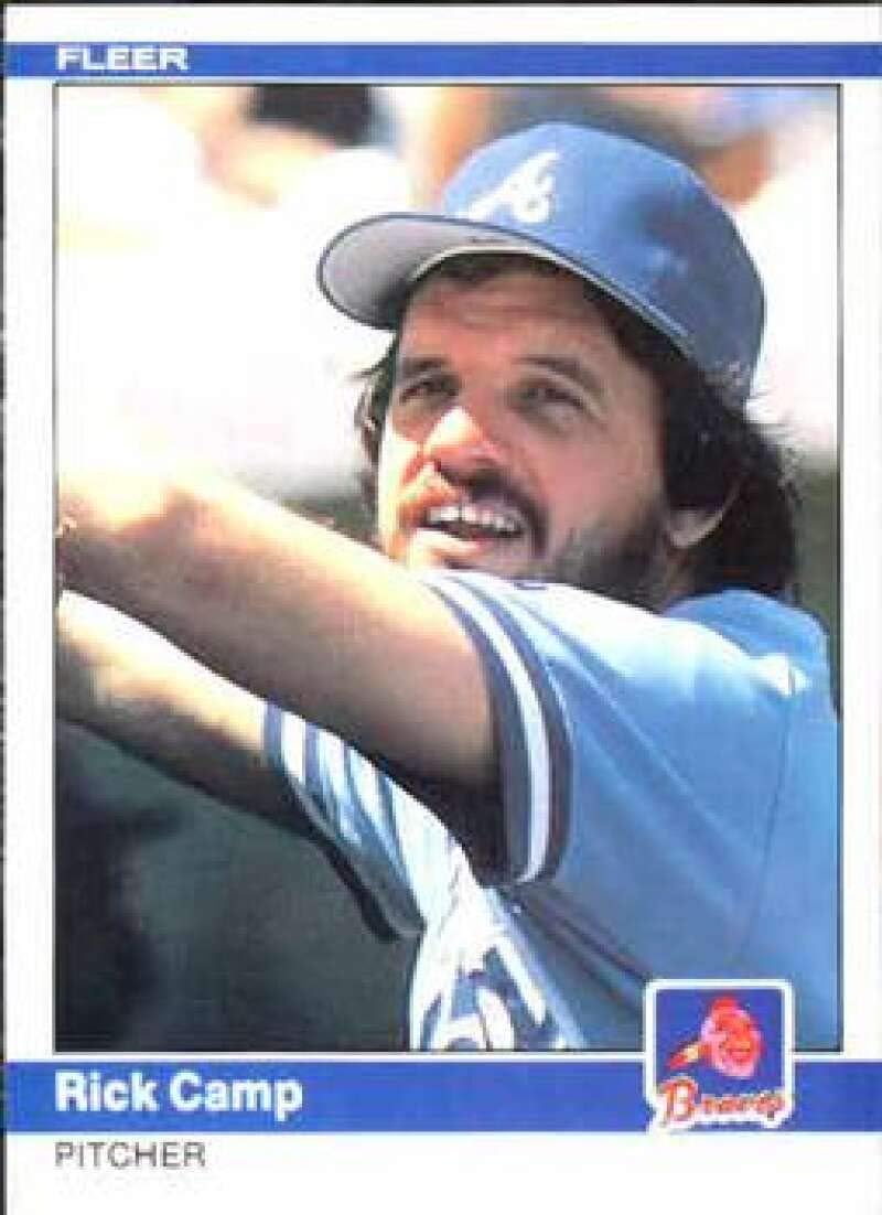 Amazon.com: 1984 Fleer Baseball #174 Rick Camp Atlanta Braves Official ...