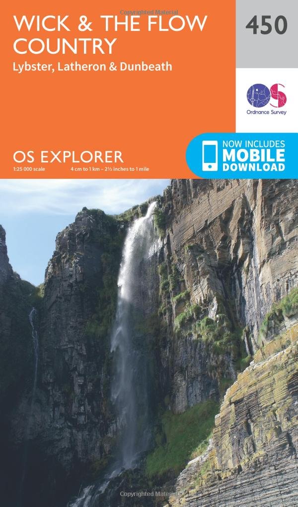 Wick & the Flow Country Map | Lybster, Latheron & Dunbeath | Ordnance ...