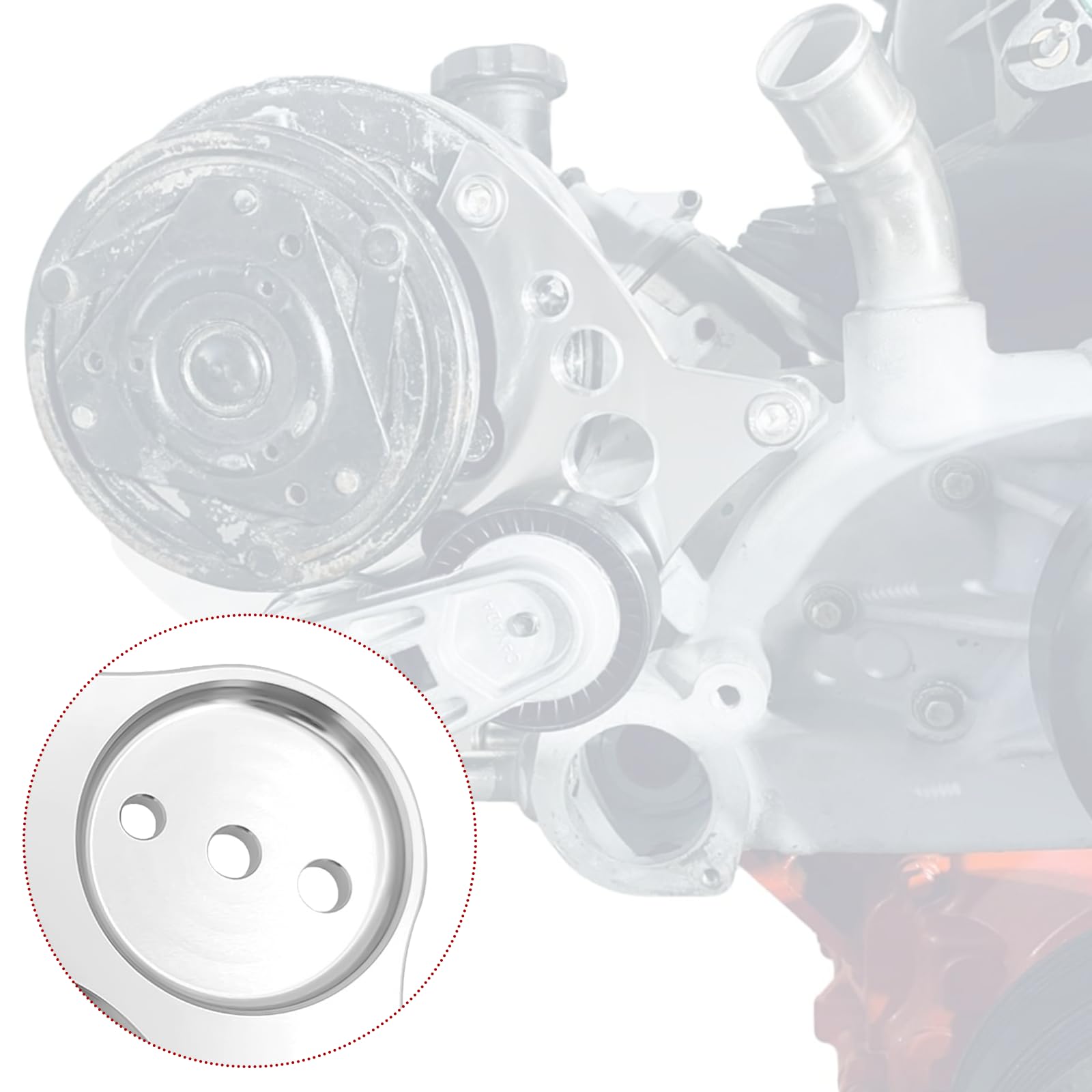 Snapklik.com : R4 AC Compressor Bracket, LS High Mount A/C Bracket Fit ...