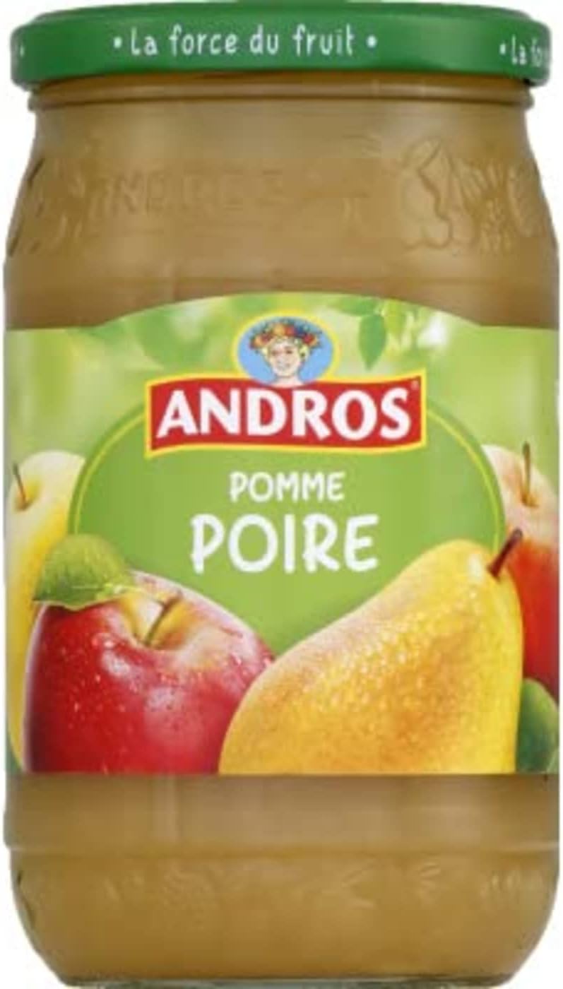 Andros Dessert de pomme et poire - Le pot de 750g : Amazon.fr: Epicerie